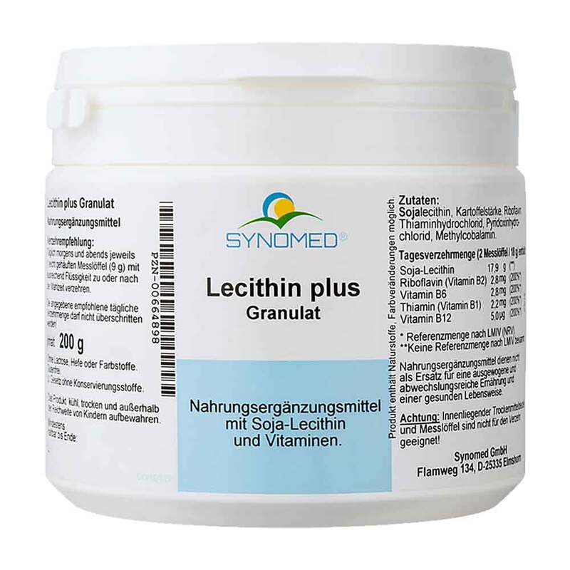 Lecithin Plus Synomed Granul 200 g online bei Pharmeo kaufen
