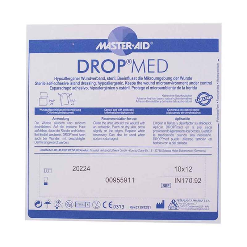 Drop med 10x12 cm Wundverband Master Aid 5 St online bei Pharmeo kaufen