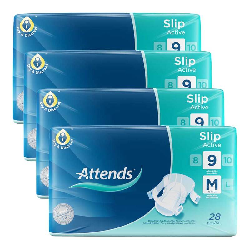 Attends Slip Active 9 medium 4X28 St online bei Pharmeo kaufen