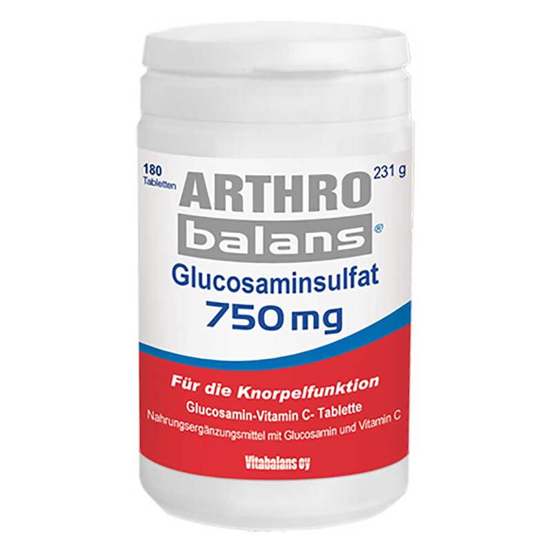 Arthro Balans 750 mg Tabletten 180 St online bei Pharmeo kaufen