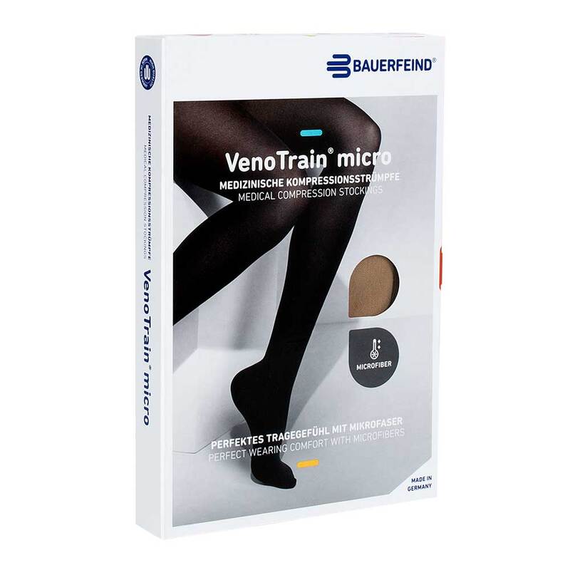 Venotrain micro K2 AG M n.sh.Noppenhaftband gemustert creme mit Spitze ...