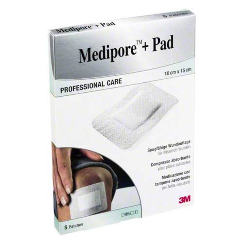 Medipore + Pad 3M 10x15cm 3569NP Pflaster 5 St online bei Pharmeo kaufen