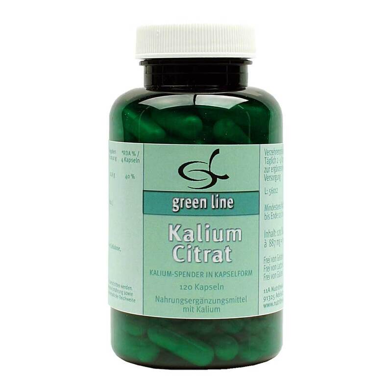 Kalium Citrat Kapseln 120 St online bei Pharmeo kaufen
