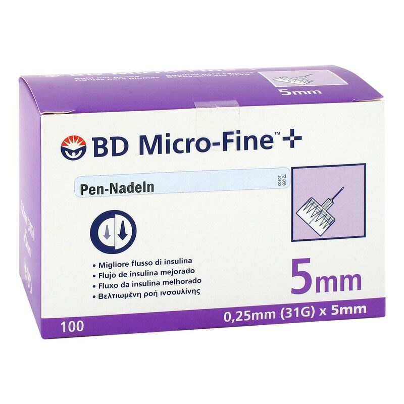 BD Micro-Fine + Pen-Nadeln 0,25x5 mm 100 St online bei Pharmeo kaufen