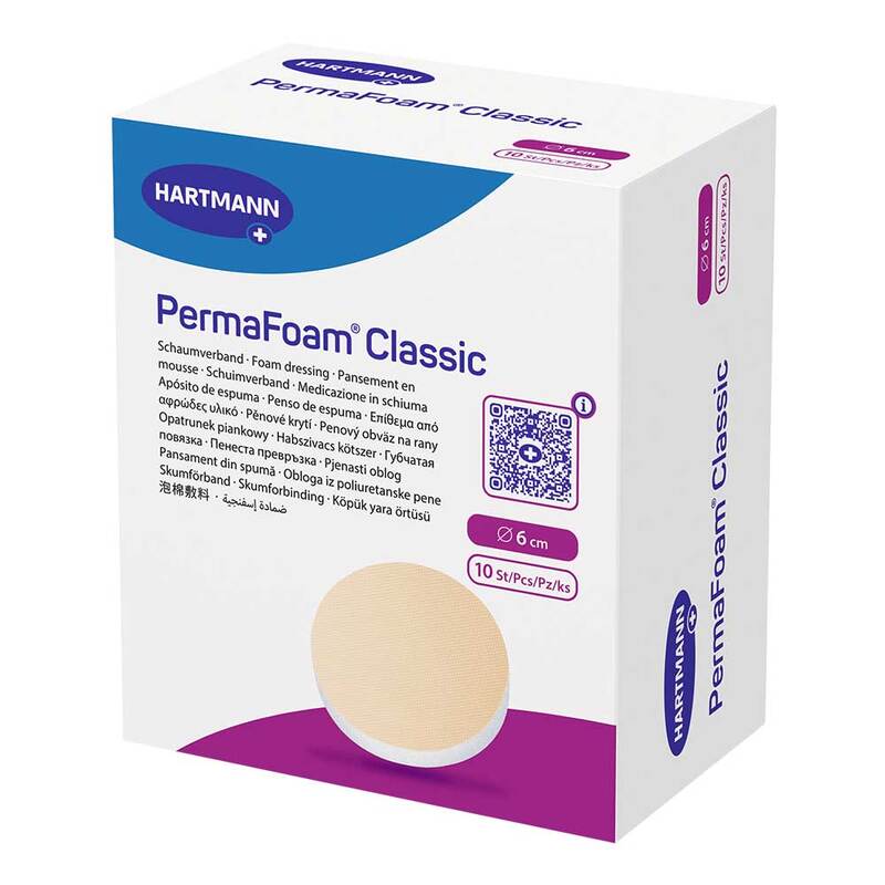 Permafoam classic Schaumverband rund 6 cm 10 St online bei Pharmeo kaufen