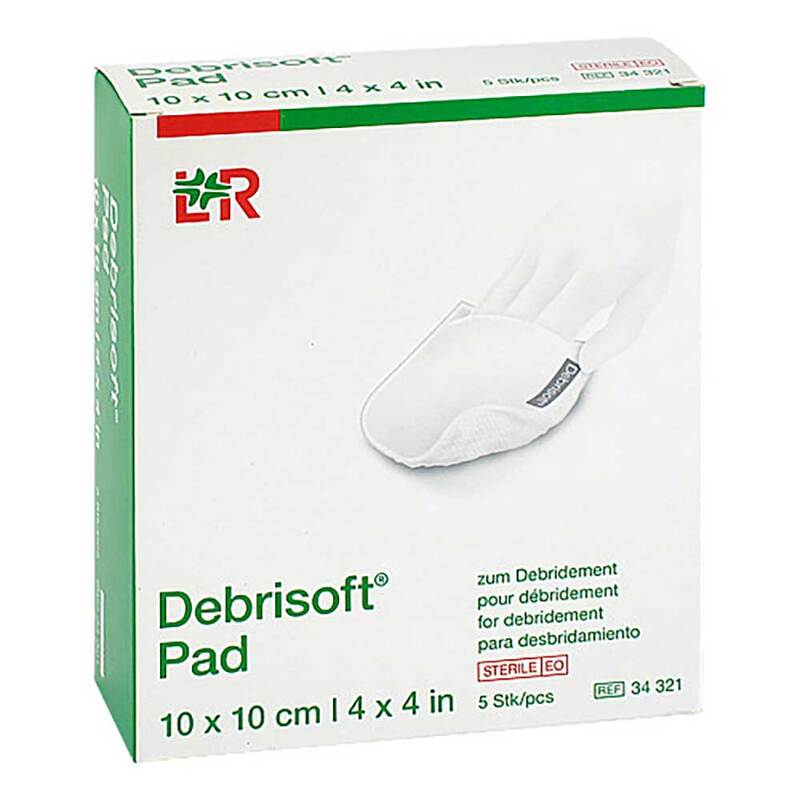 Debrisoft Pad 10x10 cm steril 5 St online bei Pharmeo kaufen