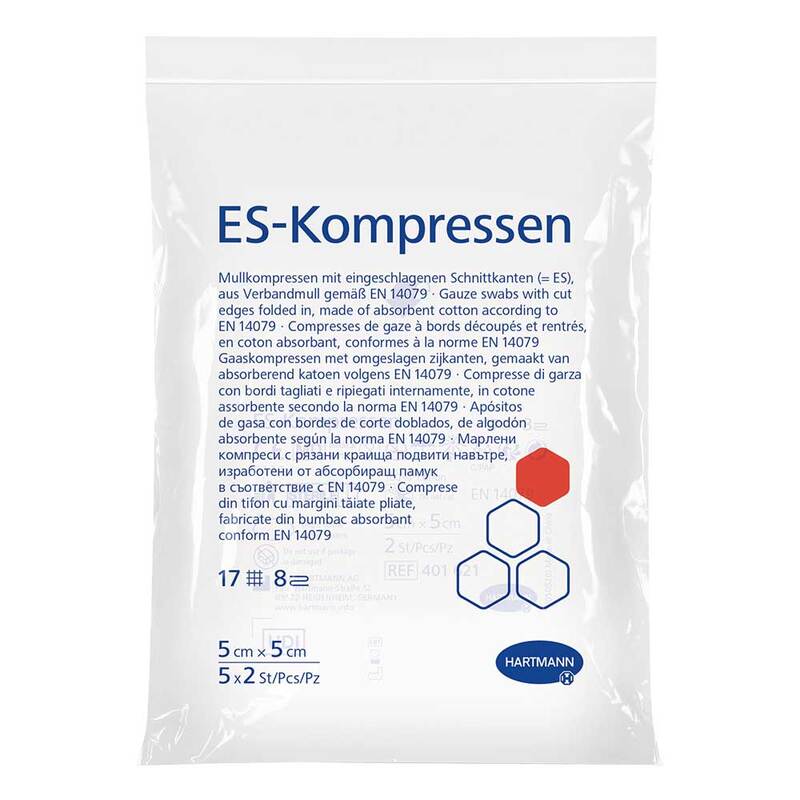 ES-Kompressen steril 5x5 cm 8fach 5X2 St online bei Pharmeo kaufen