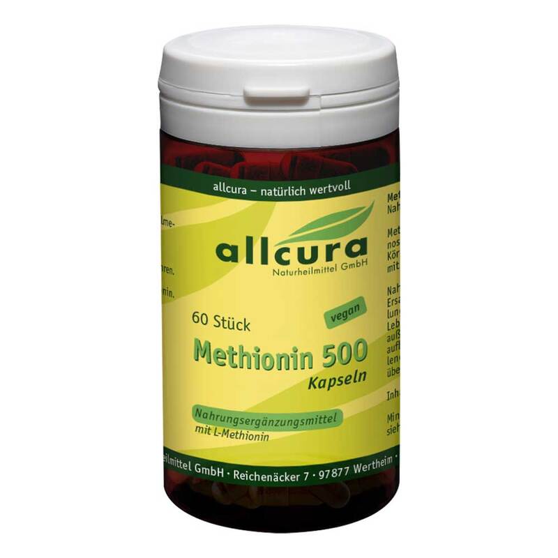 Methionin 500 mg Kapseln 60 St online bei Pharmeo kaufen