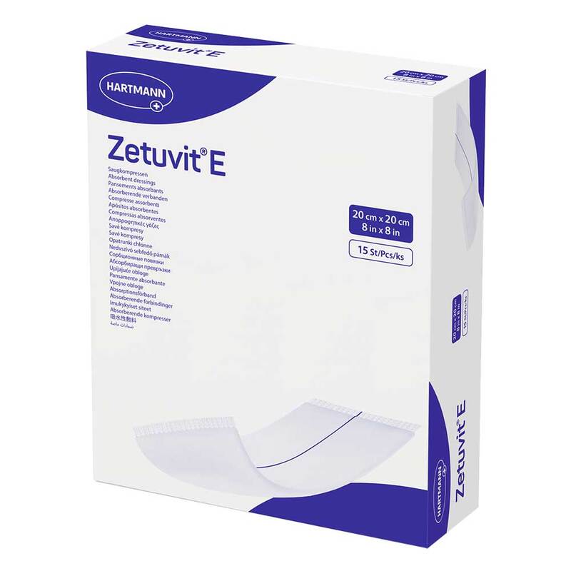 Zetuvit E Saugkompressen steril 20x20 cm 15 St online bei Pharmeo kaufen