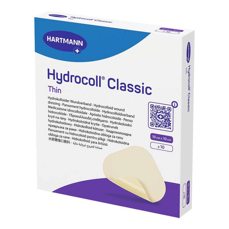 Hydrocoll Classic Thin Wundverband 10x10 cm 10 St online bei Pharmeo kaufen